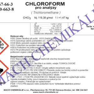 Chloroform p.a. * 1000ml - Mach Chemikálie